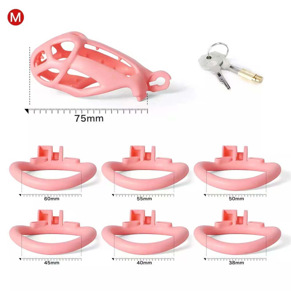 Mamba Spiked Pink Chastity Cage – cobrachastity